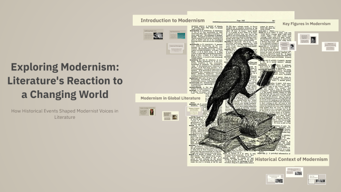 Exploring Modernism: Literature's Reaction to a Changing World by sara ...