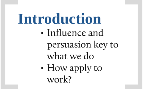 Cialdini - Weapons of Influence by Simon Patrick on Prezi