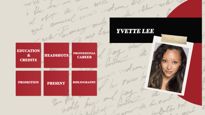 Yvette Lee Biography by emma logie on Prezi