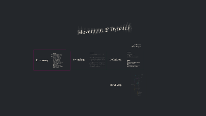 Exploring Movement in Design by Joe Thomas on Prezi