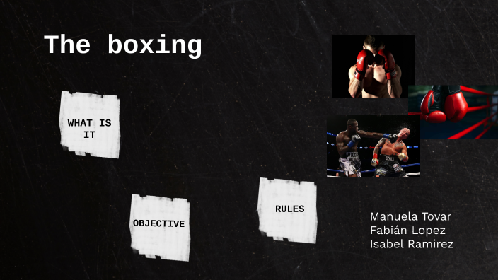 The boxing🥊🥊 by isabel Ramírez García on Prezi