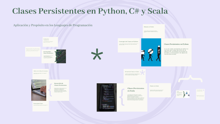 Clases Persistentes en Python, C# y Scala by CHISTO YT. on Prezi