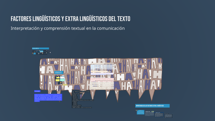 Factores lingüísticos y extra lingüísticos del texto by José Ángel on Prezi