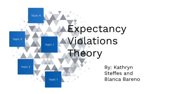 Expectancy Violations Theory by Kathryn Steffes on Prezi