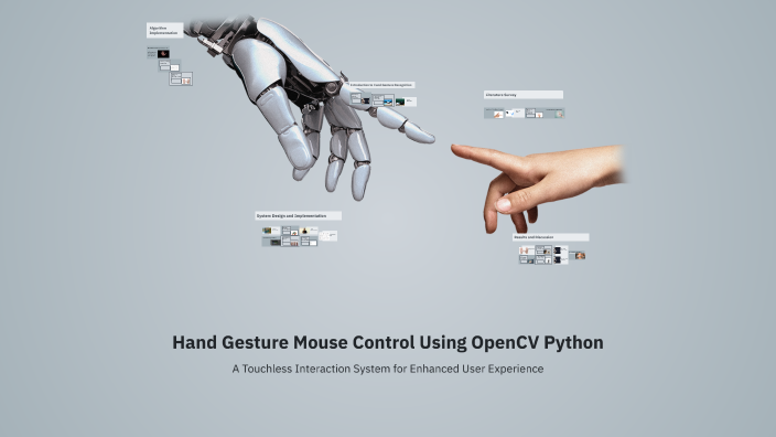 Hand Gesture Mouse Control Using Opencv Python By Siva Ranjani On Prezi