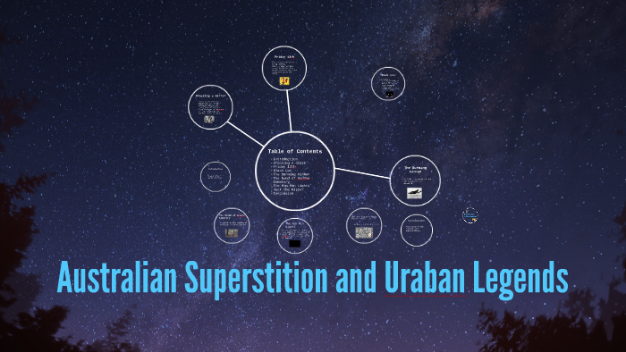 Australian Superstition and Uraban Legends by charlotte choo on Prezi