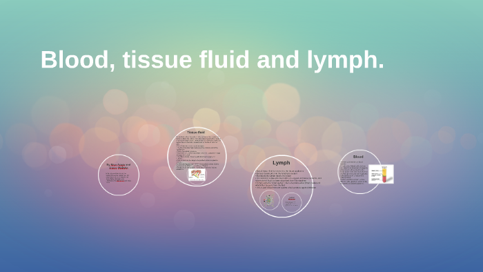 Blood, tissue fluid and lymph. by Nicolas Araya on Prezi