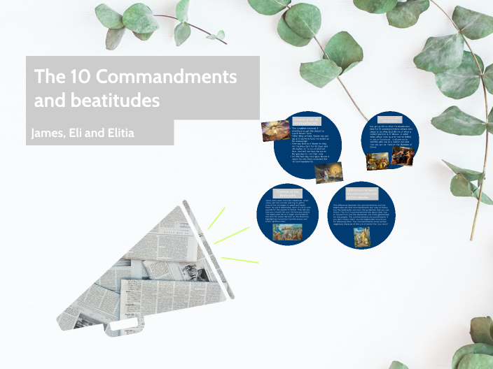 10 commandments and Beatitudes by Elias Maounis on Prezi
