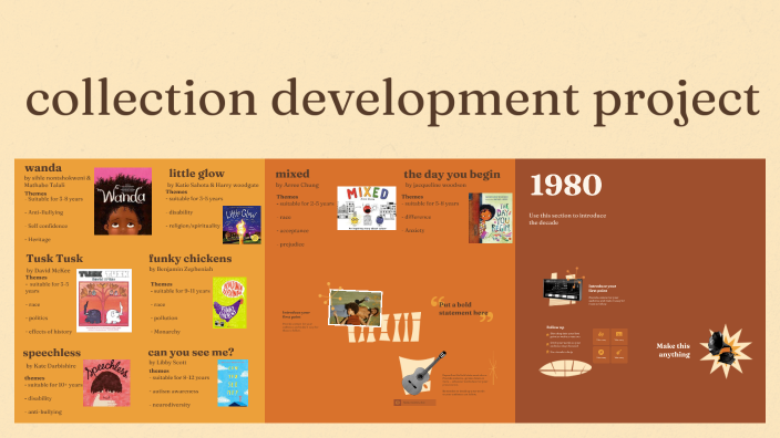 collection development project by Ruby May on Prezi