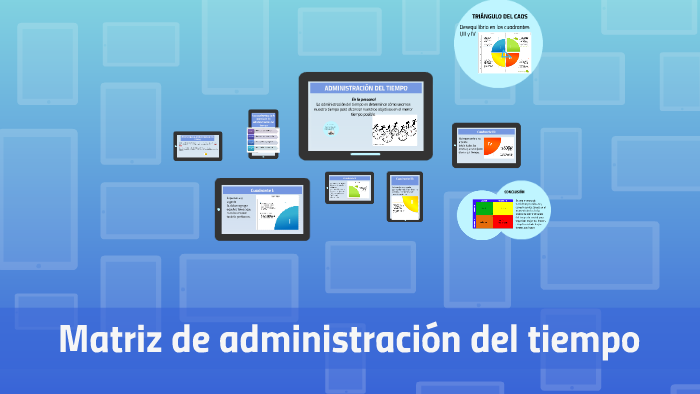 Matriz de administración del tiempo by on Prezi