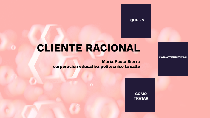 cliente racional by MARIA PAULA on Prezi