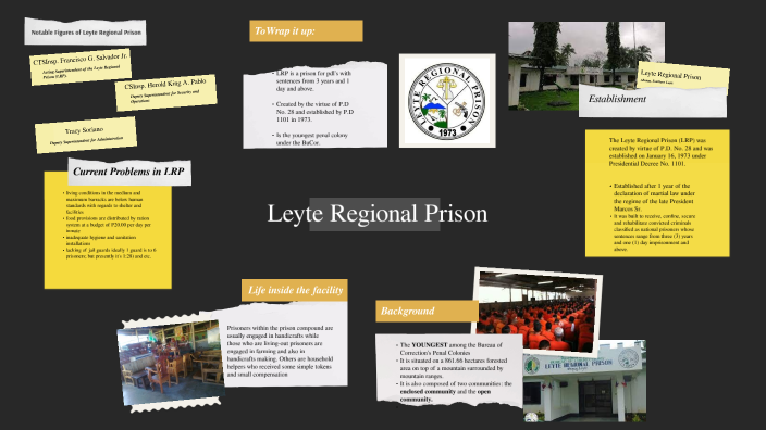 History Of Leyte Regional Prison by Hibbler, Charles Niño Rexter B. on ...