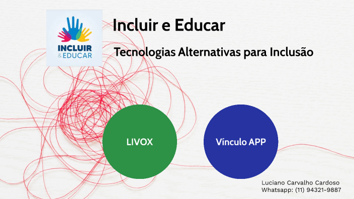Incluir e Educar by Luciano Carvalho Cardoso on Prezi