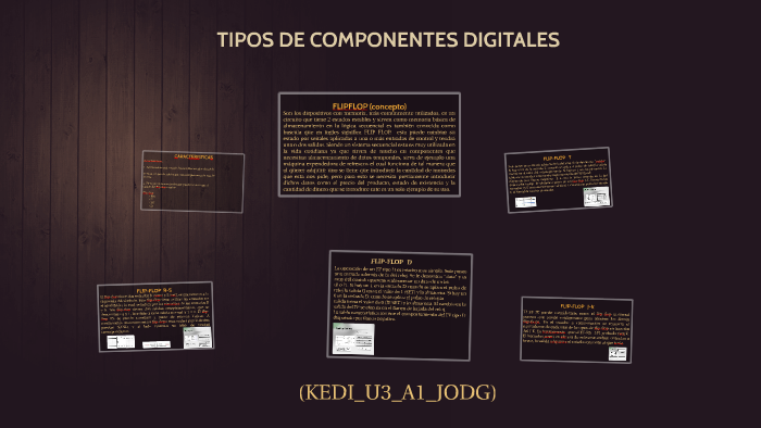 TIPOS DE COMPONENTES DIGITALES by JORGE DE LA ROSA on Prezi