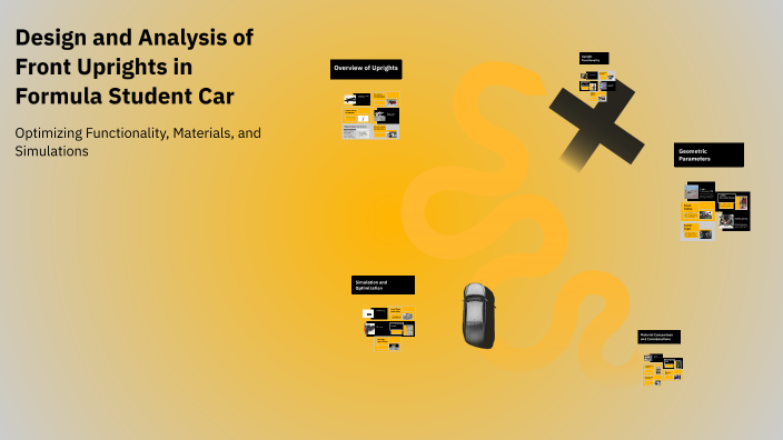 Design and Analysis of Front Uprights in Formula Student Car by Harshah ...
