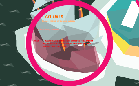 Article IX Constitutional Commissions common provisions by kim ...