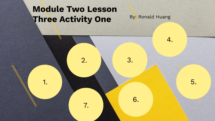 Module Two Lesson Three Activity One by Ronald Huang on Prezi