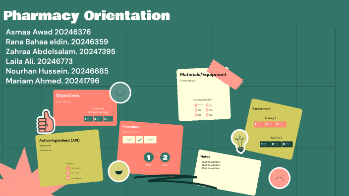 Pharmacy Orientation by Nour Fouad on Prezi