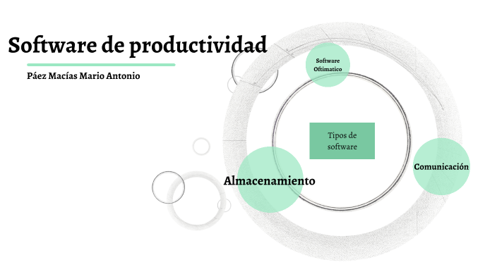 Software de productividad by Mario Páez on Prezi