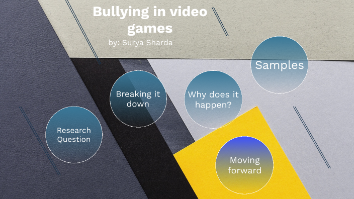 Bullying in video games by Surya Sharda on Prezi