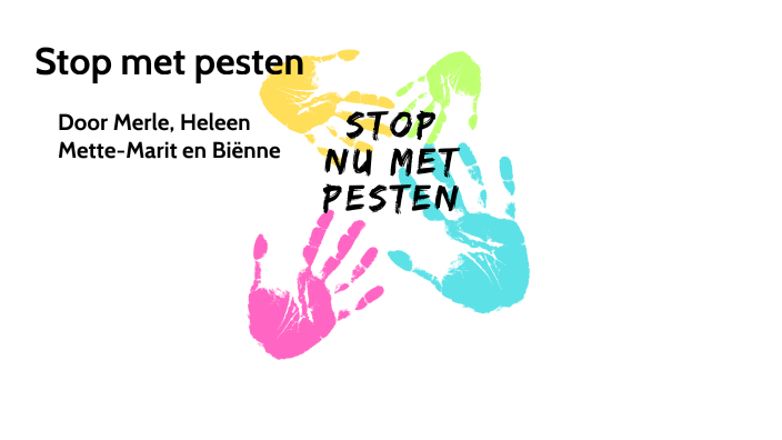 Stop met pesten by Groep Acht on Prezi