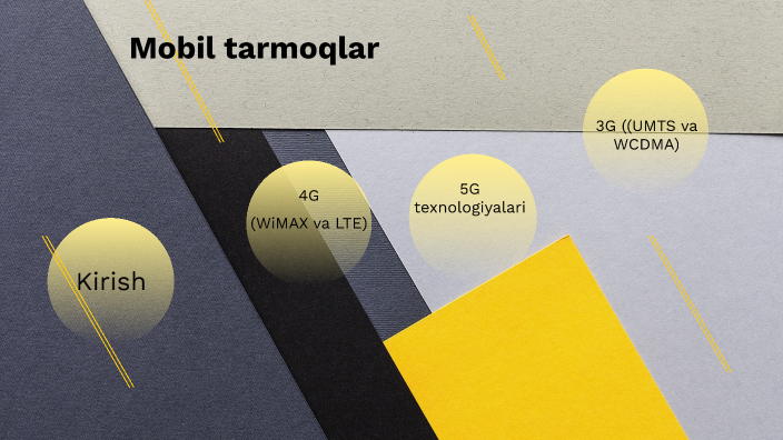 Mobil tarmoqlar by Agabek Husinov on Prezi