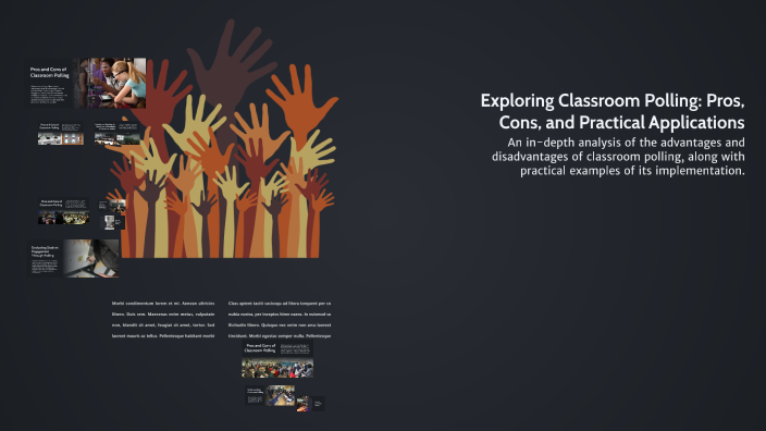 Exploring Classroom Polling: Pros, Cons, and Practical Applications by ...
