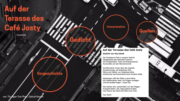 Terrasse des Café Josty by on Prezi