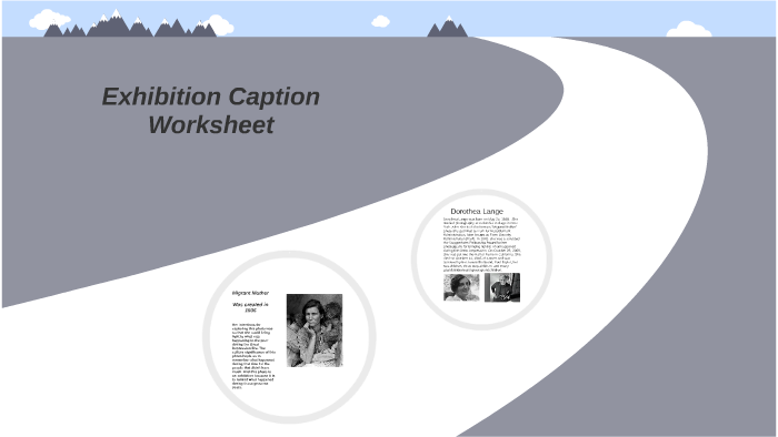 Exhibition Caption Worksheet by Jacie Wolfe on Prezi