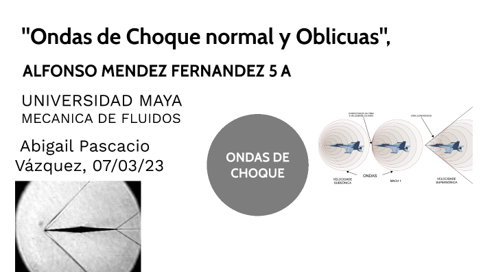 "Ondas de Choque normal y Oblicuas", by alfonso mendez on Prezi