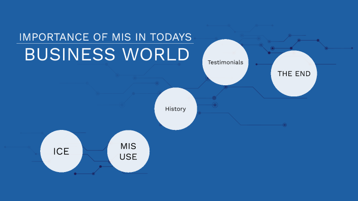 Importance of MIS in todays Business World by Muhammad Zeeshan on Prezi
