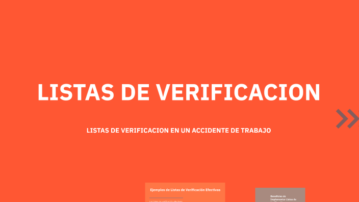 LISTAS DE VERIFICACION by Diana Elizabeth Vargas Aguilar on Prezi