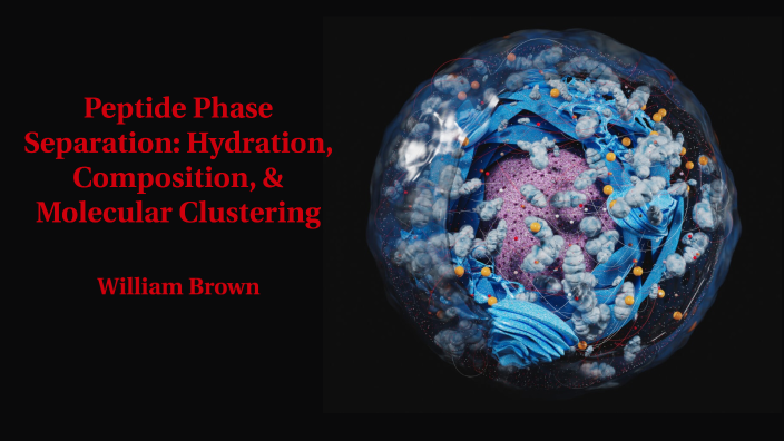 Peptide Phase Separation: Hydration, Composition, & Molecular ...