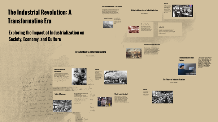 The Industrial Revolution: A Transformative Era by Madisleidy Ávila ...