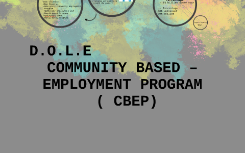 COMMUNITY BASED – EMPLOYMENT PROGRAM by RJ Bryan Evangelista on Prezi