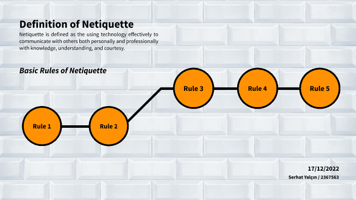 Definition of Netiquette by Serhat YALÇIN on Prezi