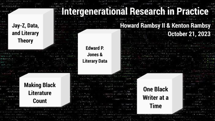 H&K Intergenerational DH Presentation by Kenton Rambsy on Prezi