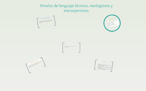 niveles de lenguaje tecnico by Jhojan Camilo Goez on Prezi