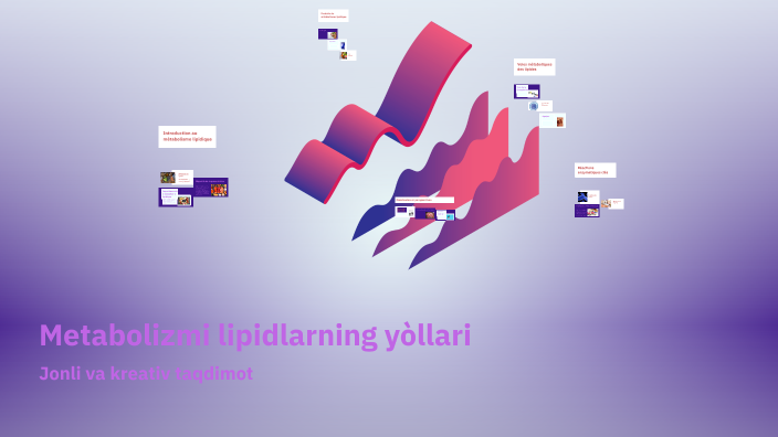 Metabolizmi lipidlarning yòllari by Alijon Normamatov on Prezi