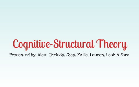 Cognitive-Structural Theory by Chrissy Batterson on Prezi