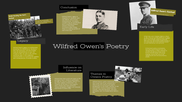Wilfred Owen's Poetry by Brodie Anderson on Prezi