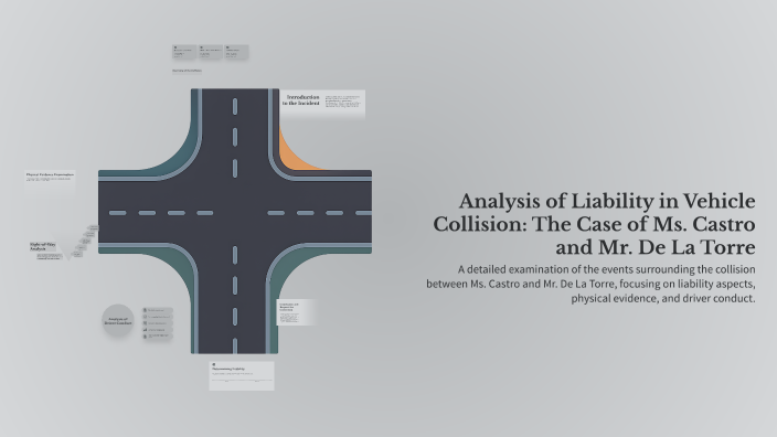 Analysis of Liability in Vehicle Collision: The Case of Ms. Castro and ...