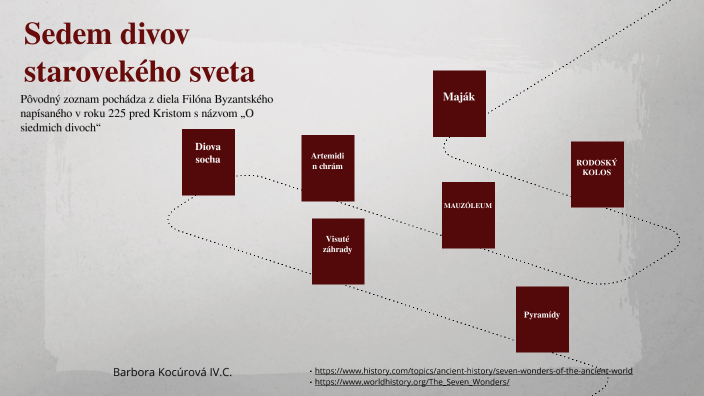 Sedem divov starovekého sveta by Barbora Kocúrová on Prezi