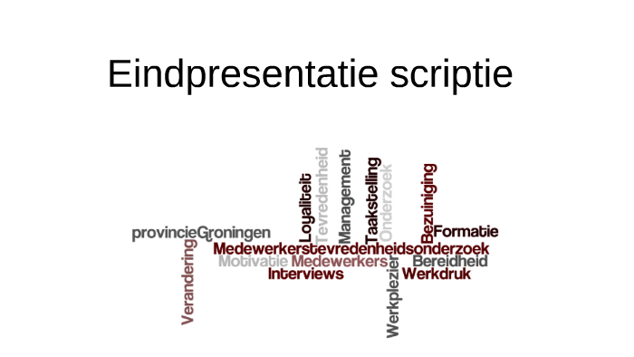 Eindpresentatie scriptie by Milou de Boer on Prezi