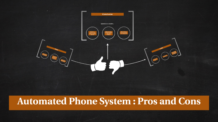 Pros and Cons of Automated Phone System by on Prezi