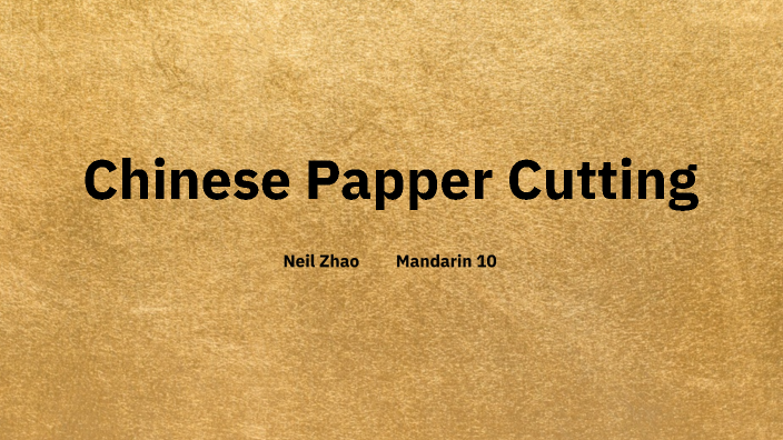 Chinese papper-cut by Neil Zhao on Prezi