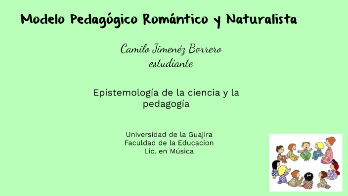 Modelo Pedagógico Romántico y Naturalista by camilo andres Jiménez ...