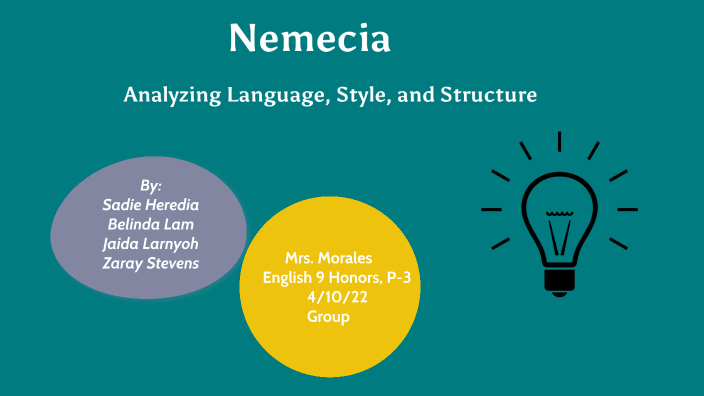 Analyzing Language, Style, and Structure -(Short Story ) by Sadie ...