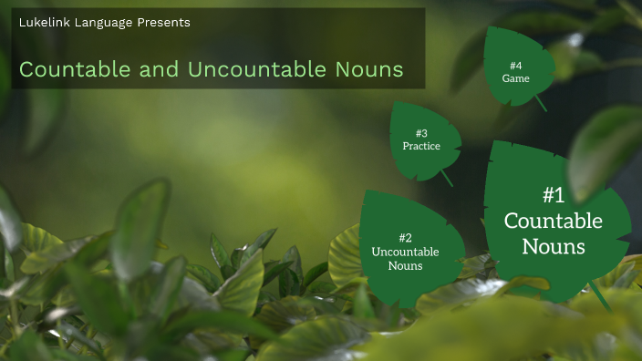 Lukelink Language: Countable Nouns by Luke Harless on Prezi