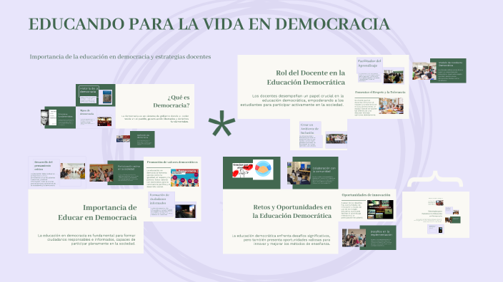 EDUCANDO PARA LA VIDA EN DEMOCRACIA by Apolonia Segura on Prezi